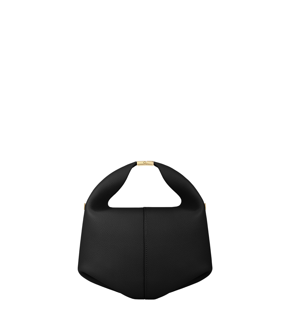 Polène | Bolso - Béri Cadena - Negro Piel Granulada – Polène ES